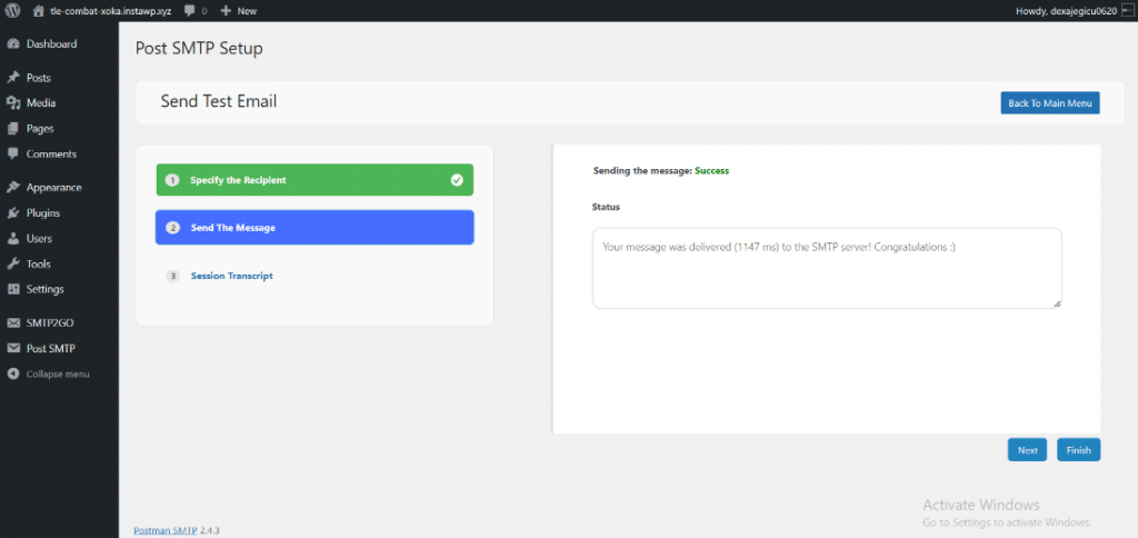 How to Configure SMTP2GO Email with Post SMTP - Post SMTP