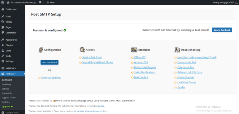 How to Configure SMTP2GO Email with Post SMTP - Post SMTP