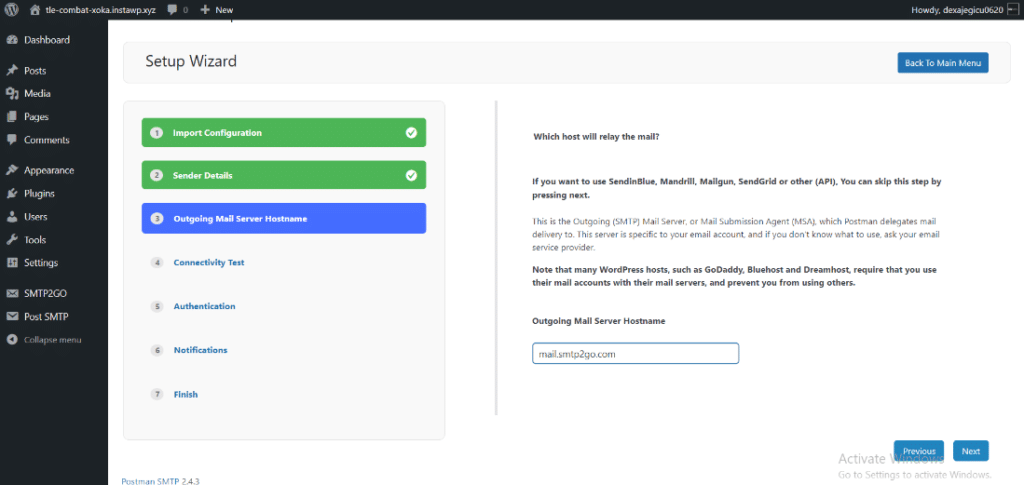 How to Configure SMTP2GO Email with Post SMTP - Post SMTP