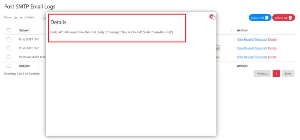 Post SMTP v2.5.8: Improved Email Log Screen for Better UX